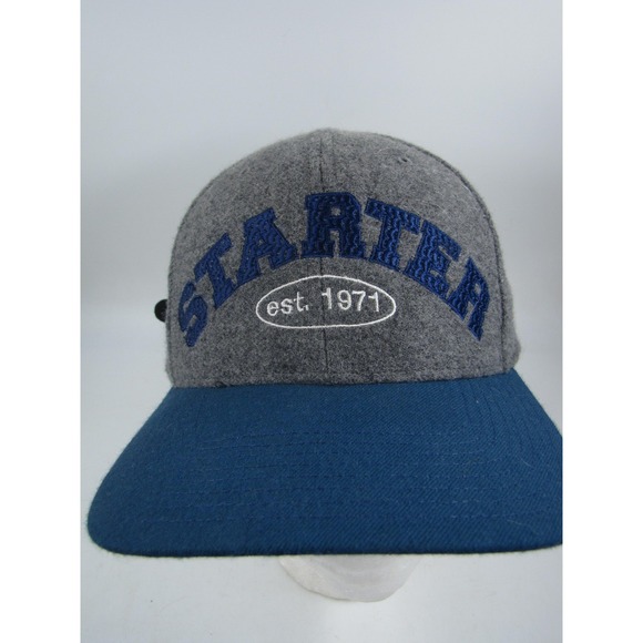 STARTER | Accessories | Vintage Starter Hat Cap Strap Back Grey Blue ...